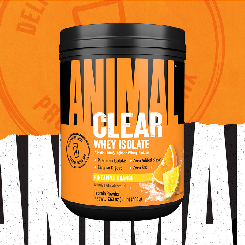 Animal Clear Whey Isolate Protein Powder: Protein Supplements – Animal Pak
