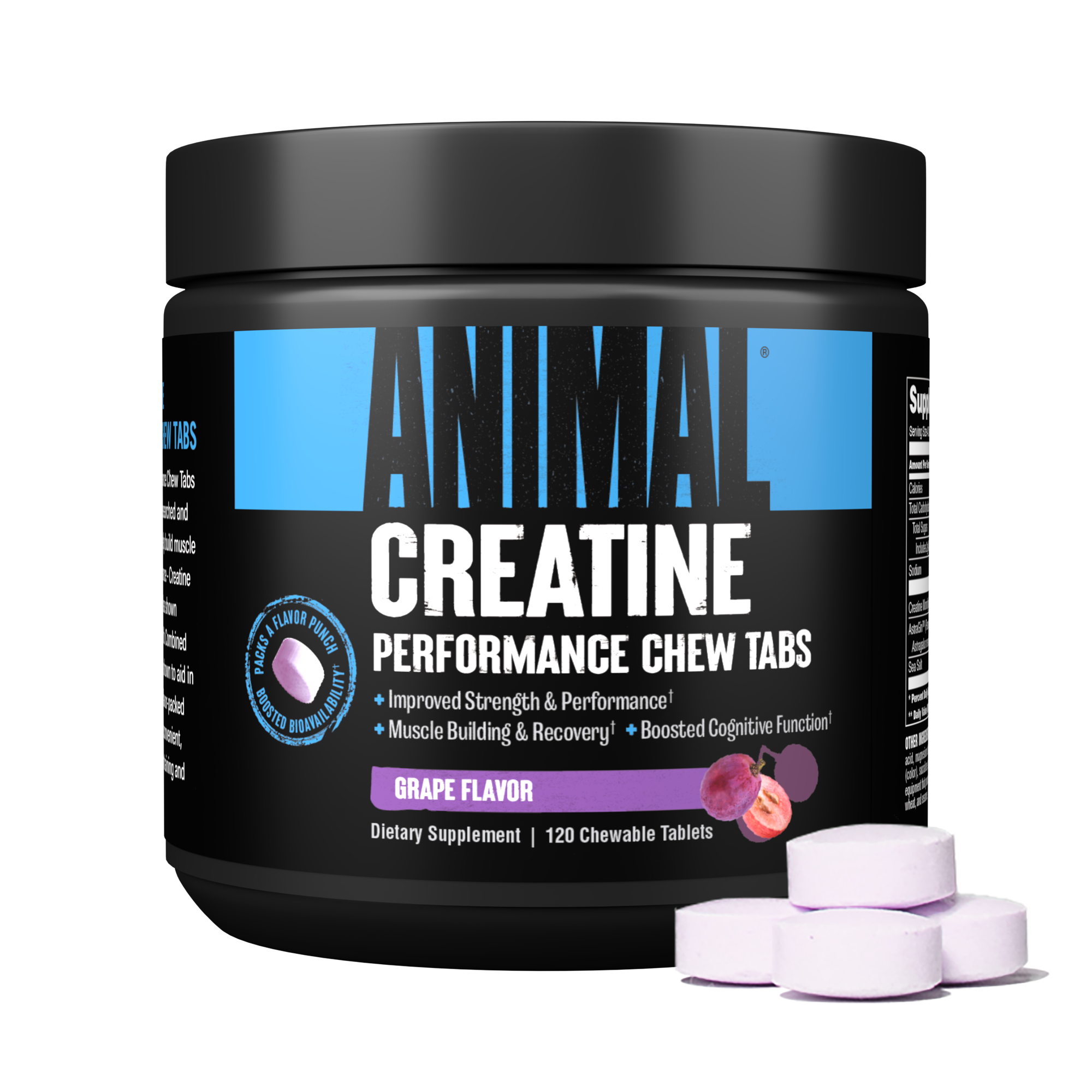 Animal Creatine Chews: Chewable Creatine Tablets – Animal Pak