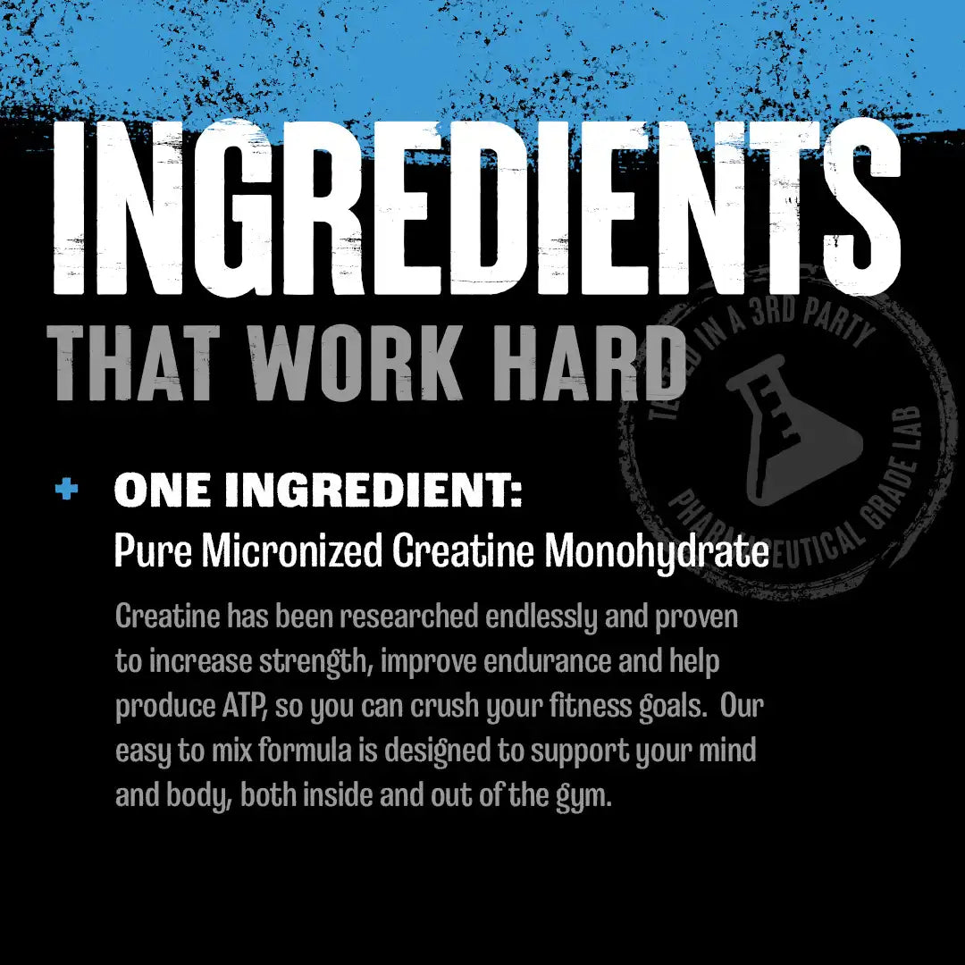 Animal Micronized Creatine Powder: Pure Creatine Monohydrate & Animal Pak