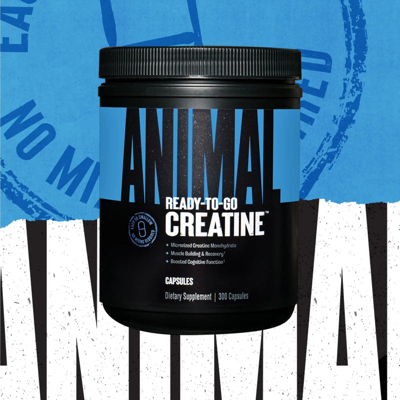 Animal Micronized Creatine Capsules: Pure Creatine Monohydrate – Animal Pak