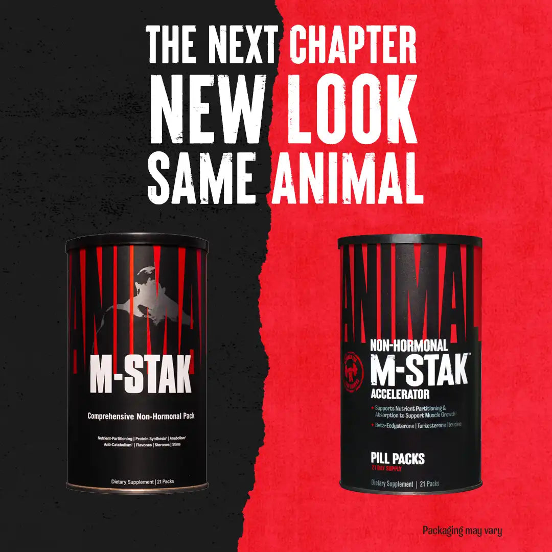 Animal M-Stak Pill Packs: Non-hormonal Lean Muscle Supplements – Animal Pak