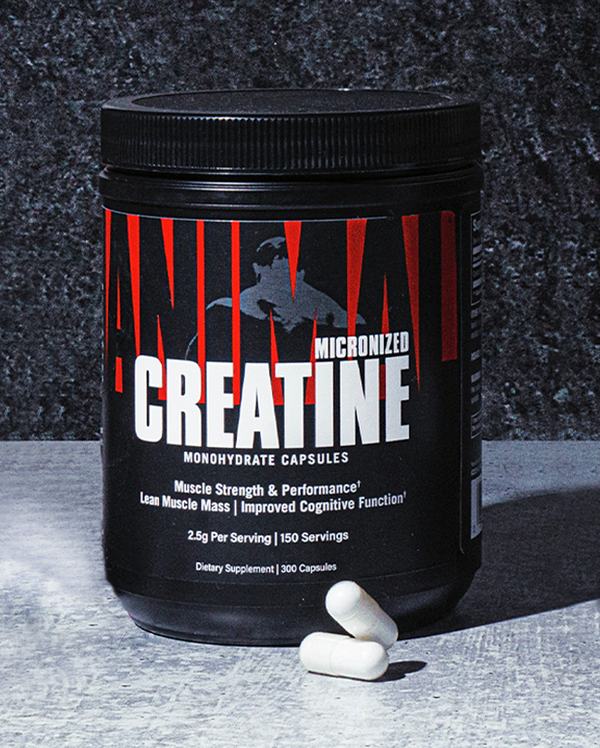 Animal Micronized Creatine Capsules: Pure Creatine Monohydrate – Animal Pak