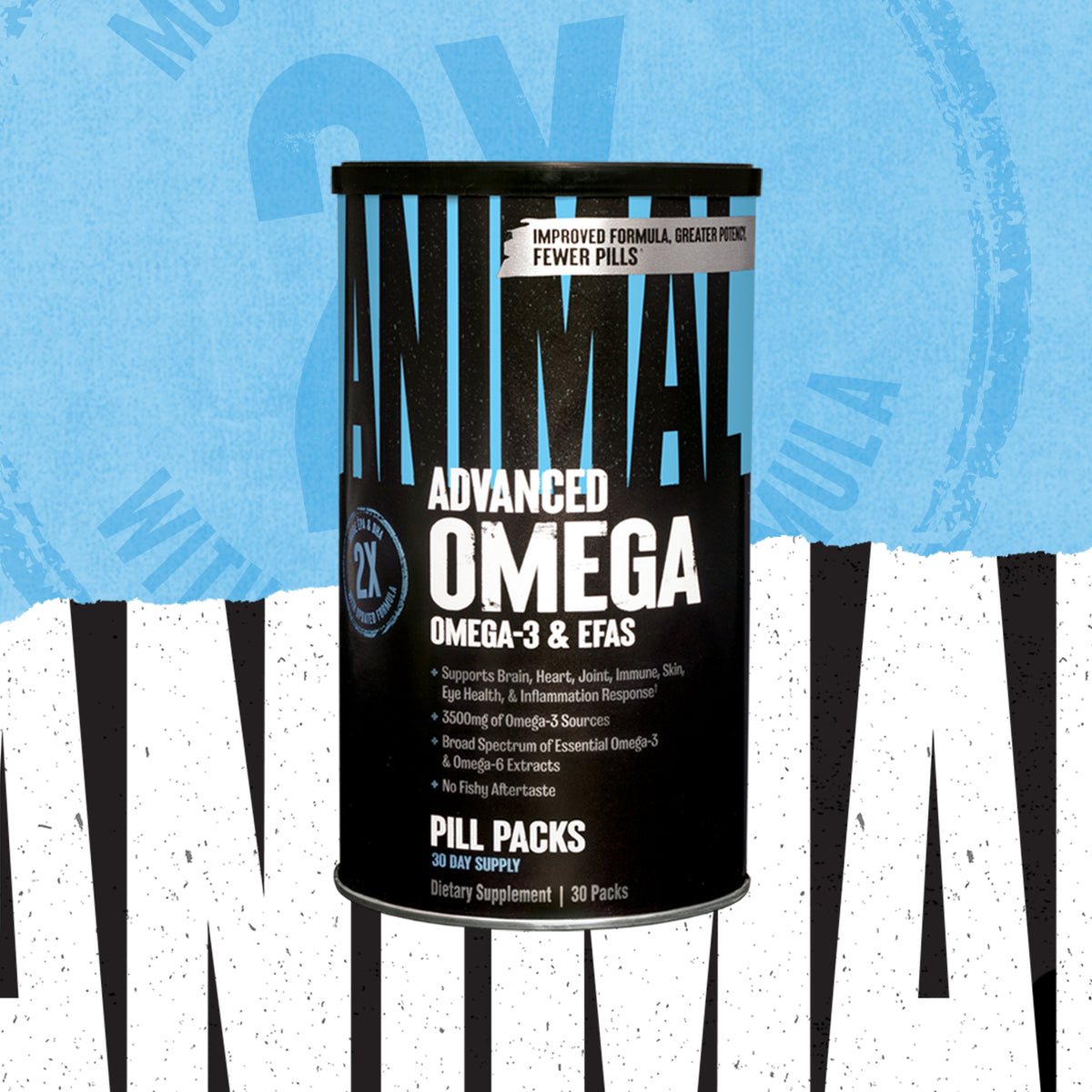 Animal Omega: Essential EFA Omega 3 & 6 Supplement Stack – Animal Pak
