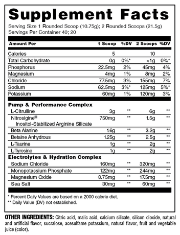 Animal Pump Non-Stim Powder: Stimulant-free Pre-workout Supplement ...